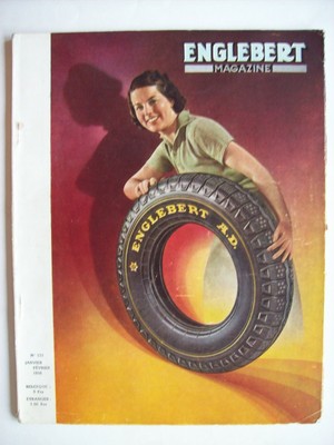 revue automobile moto belge pneu Englebert Magazine Liège 1938 | eBay