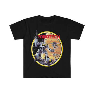 Robotech t-shirt, macross shirt, rick Hunter, veritech, anime shirt ...
