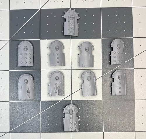 Warhammer TOMB KINGS SHIELD x10 bits lot Undead skeleton Mordheim Old ...