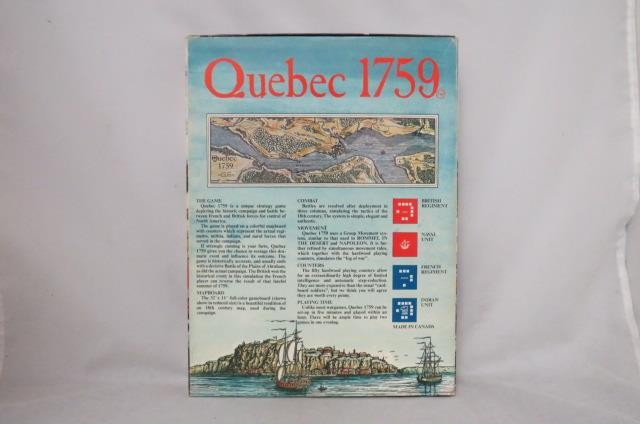 Columbia Games - Quebec 1759 - French & Briitsh Fight For NA Block Game ...