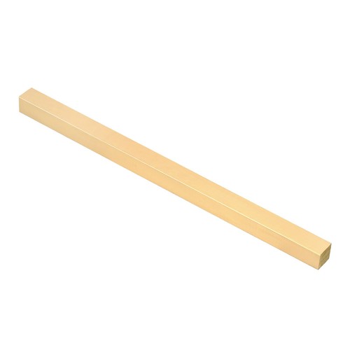 7/4x7/4x10" C36000 Brass Square Bar, Solid Square Mill Stock, Brass ...