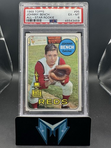 1969 Topps Johnny Bench All Star Rookie #95 PSA 6 | eBay