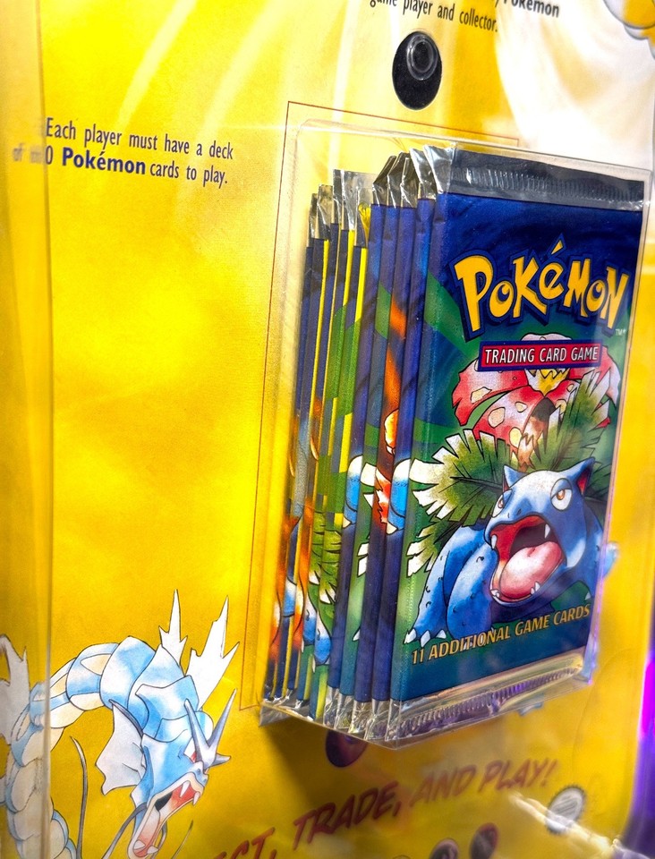 1999 Pokémon Base Set Blister 10x Sealed Booster Packs Original Factory ...