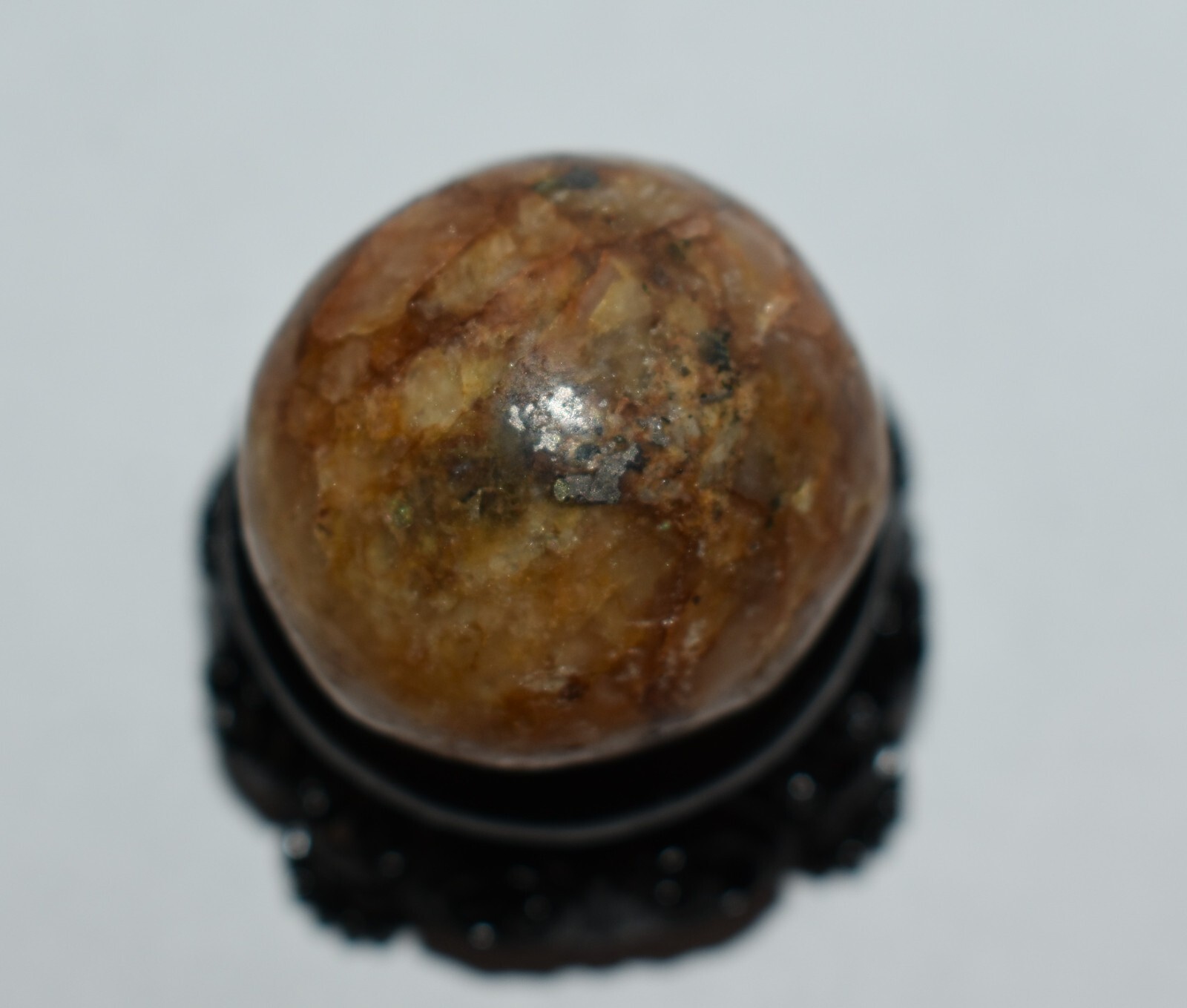 Gold Ore Golden Quartz Sphere Gold Silver Copper 1800s Ore Knob Copper ...