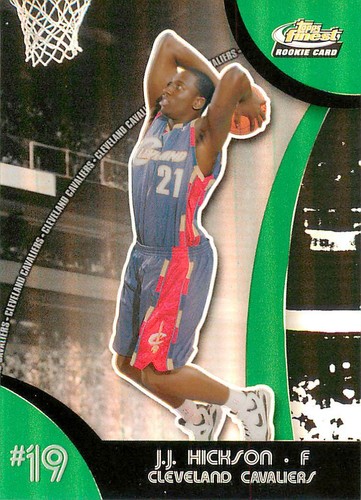 2007-08 Topps Finest - 2008-09 Rookie J.J. Hickson #119 Green Refractor ...