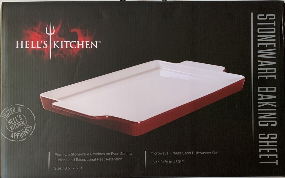 Hell's Kitchen Stoneware Baking Sheet | eBay