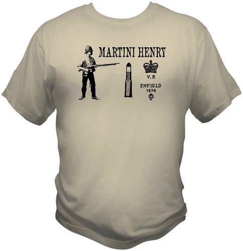 British Martini Henry Rifle T Shirt Hand Made in the USA 577-450 Zulu ...