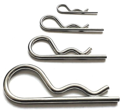 R Clip Beta Pins Clevis Brake 1mm 1.0mm 1.2mm 1.5mm 2mm Stainless steel ...