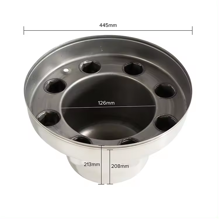 4 FORD 16" Dual Steel Wheel Simulators Dually 8 Lug Rim Skins Liners ...