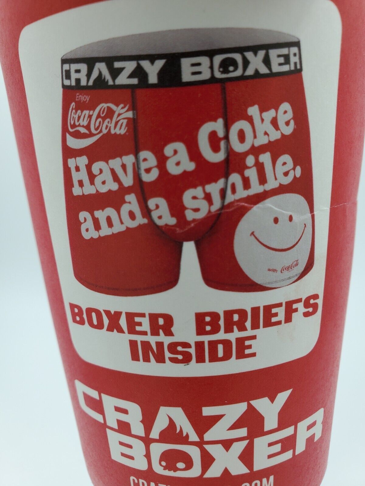 Coca Cola Boxer Briefs - Gift Cup Men's Size S, L, XL Crazy Underwear ...