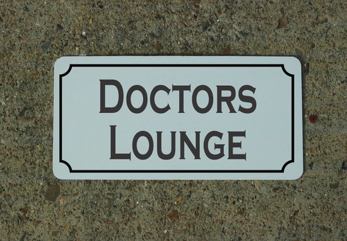 DOCTORS LOUNGE Metal Sign 4 Hotel Motel Cosplay Hospital Office TV ...