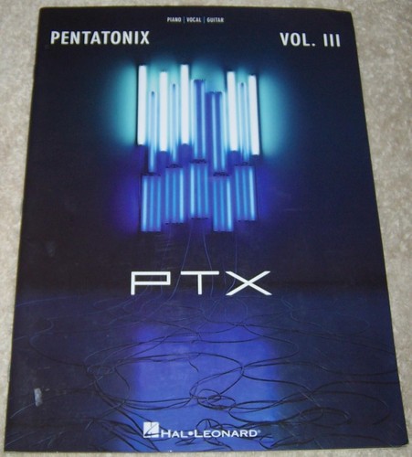Pentatonix - Vol. III Songbook PTX Hal Leonard pb Piano Vocal Guitar ...