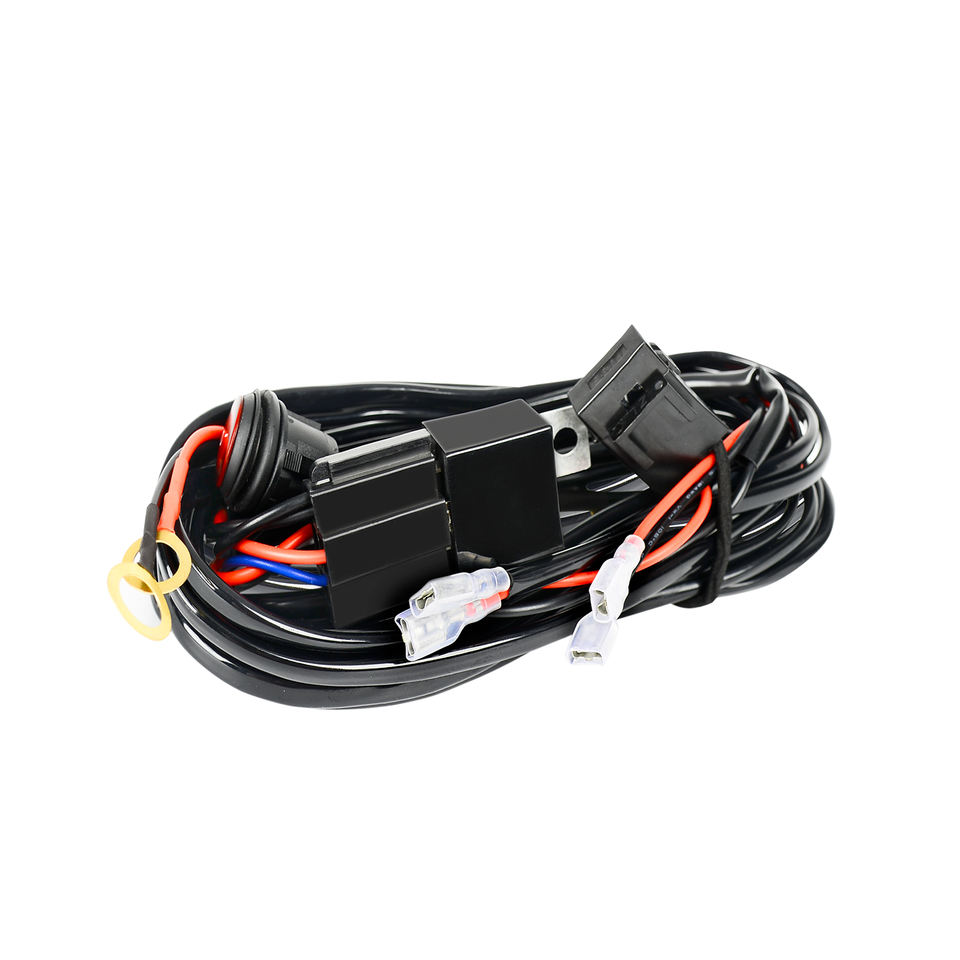 12V 40A Wiring Harness Kit Fuse ON OFF Switch Relay For LED Fog Work ...