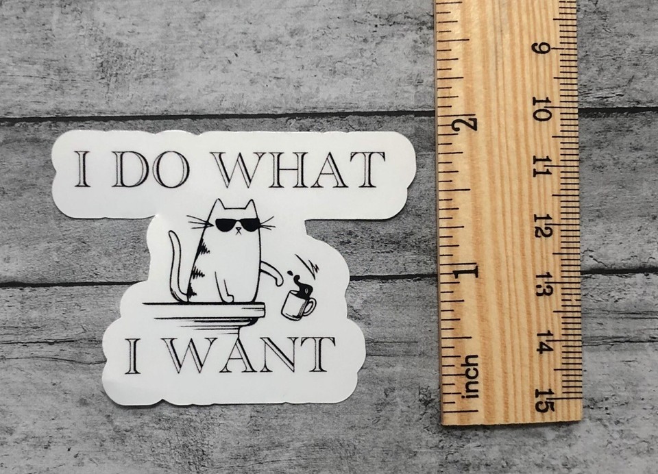 I Do What I Want Sticker | eBay