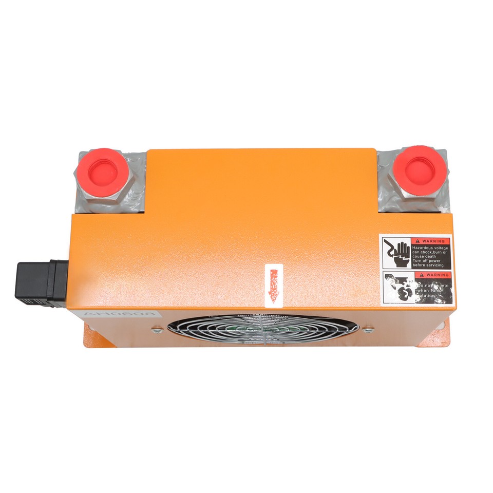 AH0608T-CA Hydraulic Air Cooler Air-cooled Oil Radiator DC12V 1.8KW 60L ...