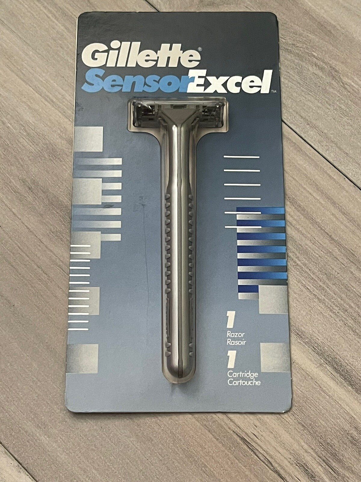 Original 1993 Gillette Sensor Excel Razor 1 Cartridge Made In USA New ...