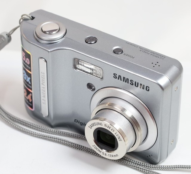Samsung Digimax S760 7.2MP Digital Camera - Silver for sale online | eBay