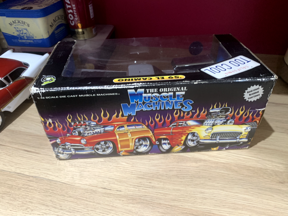 Muscle Machine 1/18 scale 59 el camino unopened box | eBay