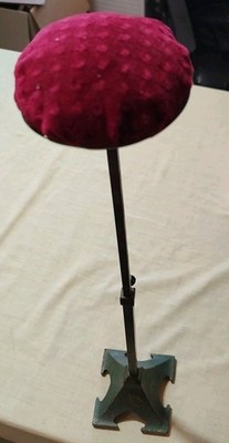 Antique Telescopic 20" Metal Cast Base Millinery Hat Stand Store ...