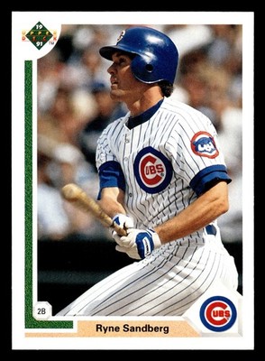 1991 Upper Deck Ryne Sandberg #132c Chicago Cubs HOF HIGH GRADE ...