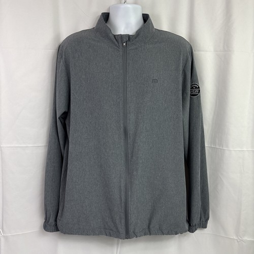 Travis Mathew Jacket Full Zip Men's Lightweight Performance Golf Gray ...