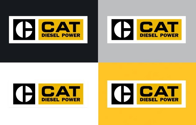 CAT Diesel Power Retro Premium Vinyl Decal 2-Pack - Construction ...