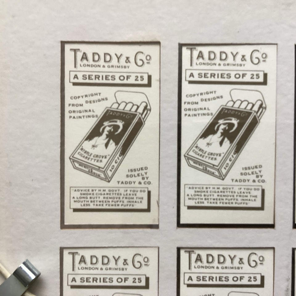 TADDY &Co 25 Cigarette Card cars | eBay UK