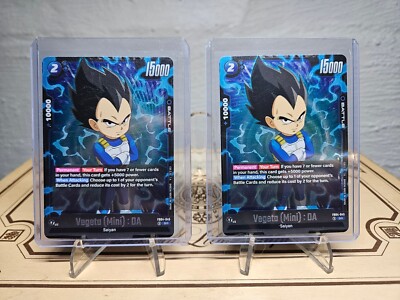 VEGETA Mini: DA Super Rare FB04-045 SR Lot (2) Dragon Ball Super Fusion World | eBay