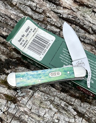 CASE XX ** SFO 2003 BLUE/GREEN PEACOCK APPALOOSA DROP POINT RUSSLOCK ...