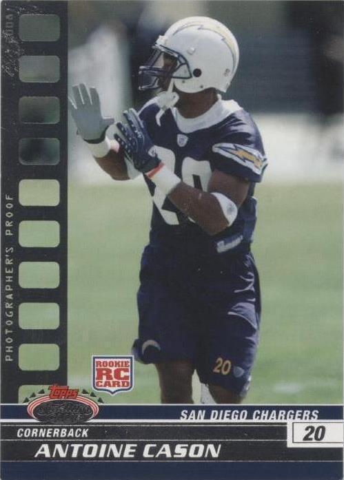 2008 Topps Stadium Club - Antoine Cason #198 Photographer's Proof /199 ...
