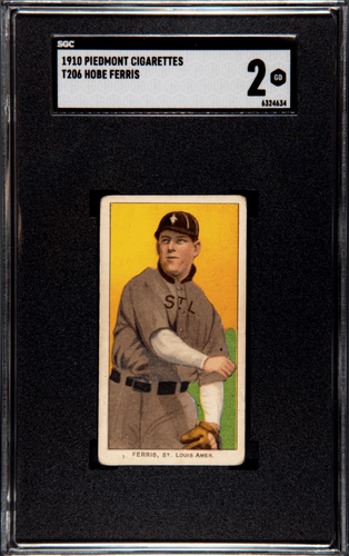 1910 T206 Hobe Ferris Piedmont 350 SGC 2 | eBay