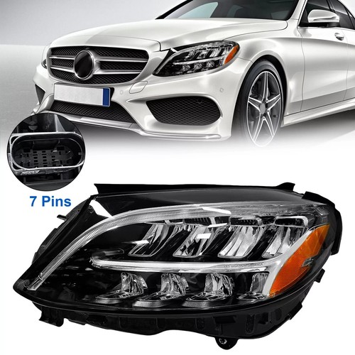2019 2020 2021 LED Headlight For Mercedes-Benz C300 C43 C63 W205 LH ...