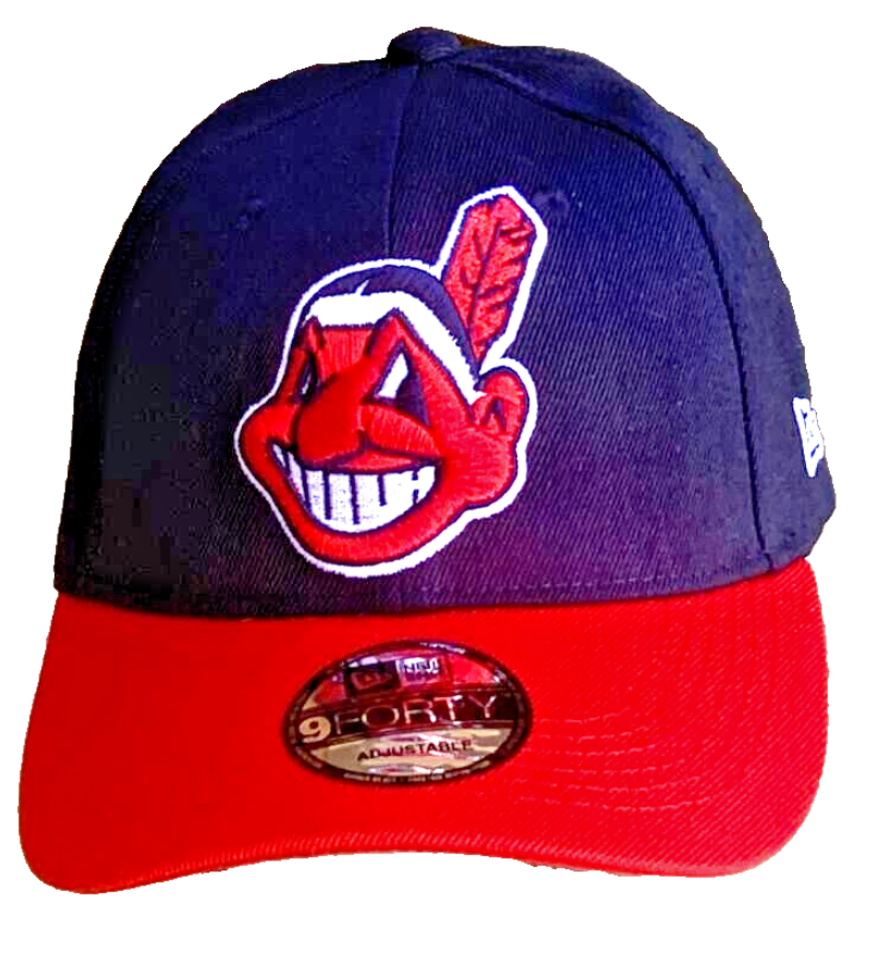 Cleveland Indians Chief Wahoo Red & Blue Baseball cap. Snapback. | eBay