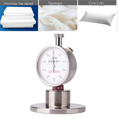 Foam Shore Durometer Rubber Hardness Tester Meter Measuring Range 0 to ...