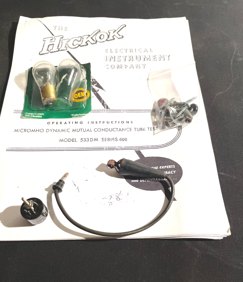 Hickok Model 533 Dynamic Mutual Conductance Tube Tester | eBay