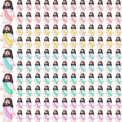 200 Pack Mini Jesus Figurines Bulk Tiny Jesus Toys Little Jesus Figures ...