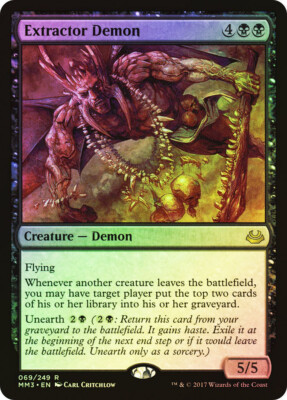 MTG FOIL Extractor Demon - Modern Masters 2017 #69 | eBay