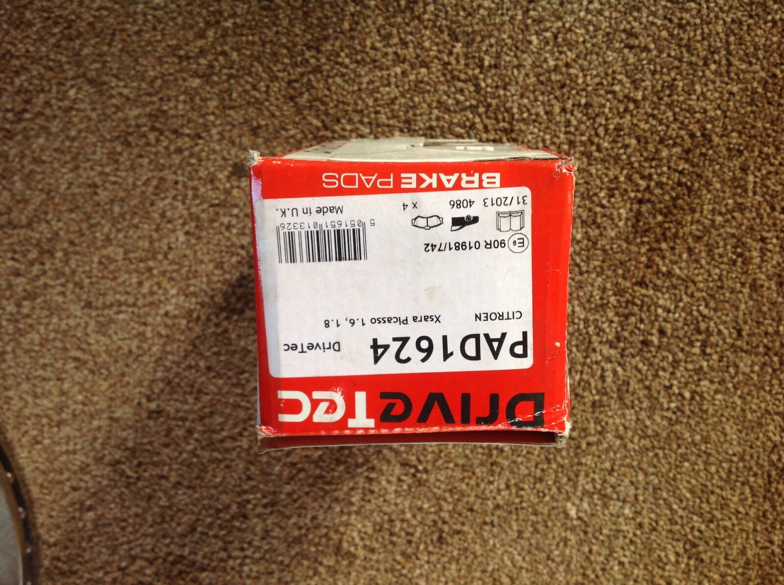 Citroën Berlingo MPV Drivetec vented Front Brake Discs 266mm and pads ...