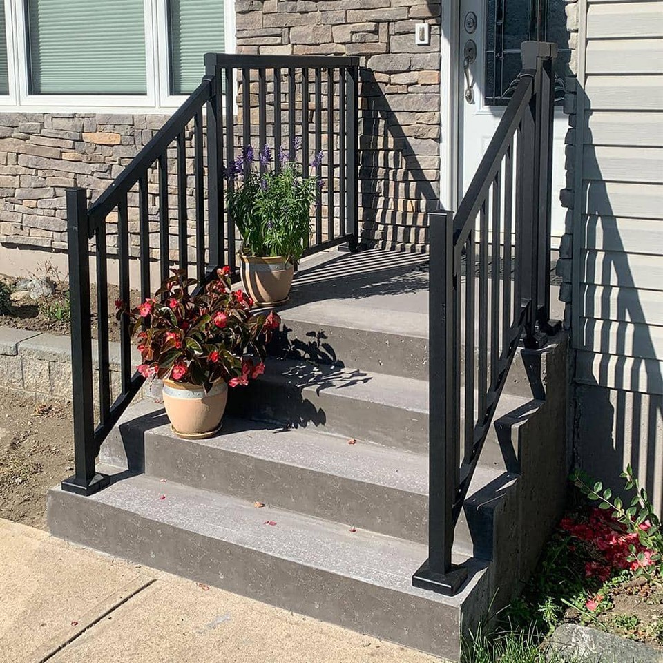 Peak Aluminum Railing Deck Railing Picket Spacer Kit 6' Aluminum Matte ...