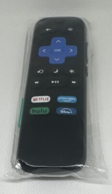 New Replaced Remote FIT For ROKU TV TCL/Sanyo/ Element/ Haier/ RCA/ LG ...