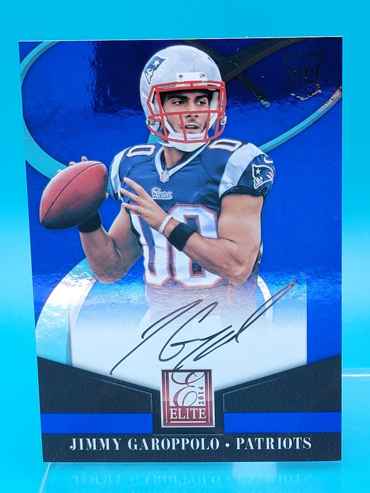 Jimmy Garoppolo 2014 Elite Autograph on Card Rookie RC Auto #23 Beauty ...