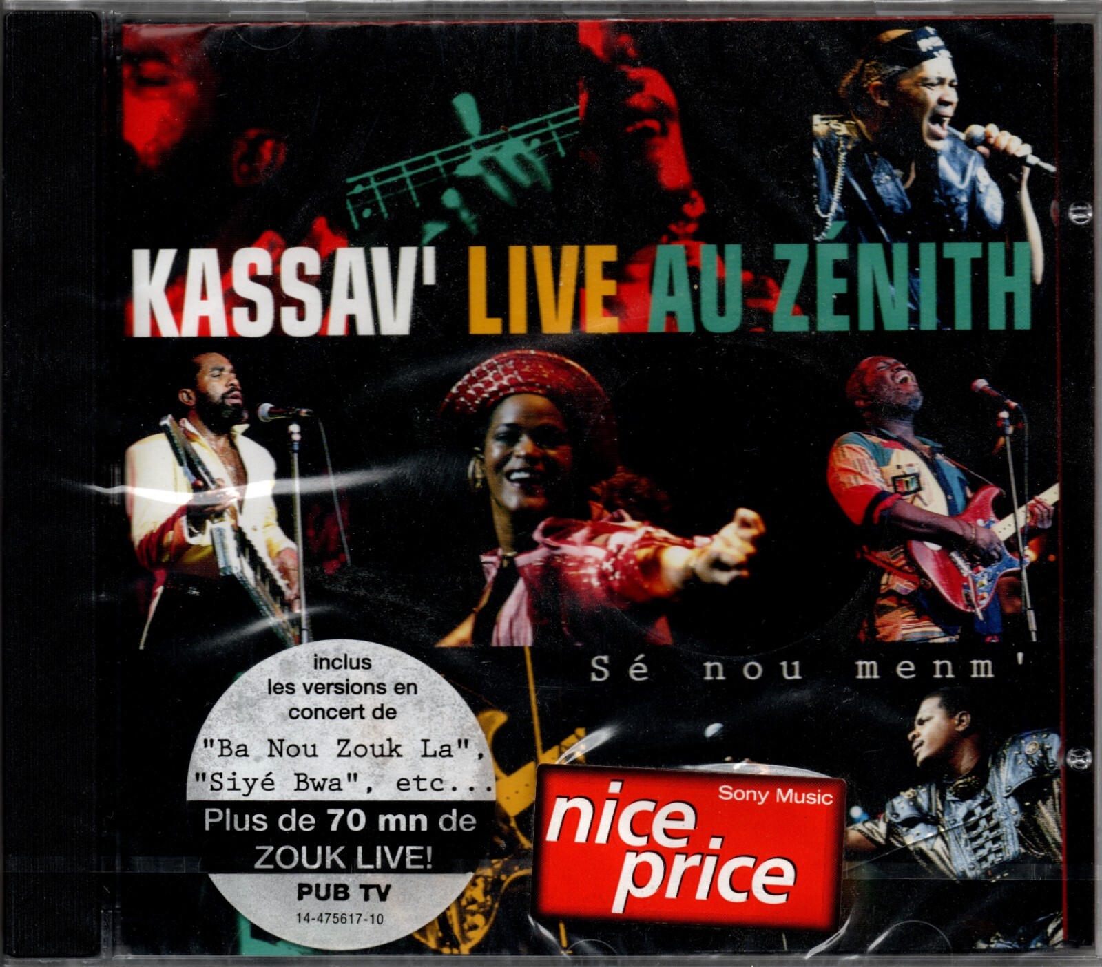 KASSAV LIVE AU ZENITH (1993) - SE NOU MENM' / CD ALBUM / NEUF SOUS ...