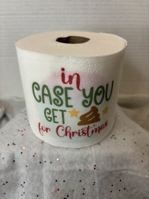Toilet Paper Gag Gift, White Elephant - In Case You Get “crap” For ...
