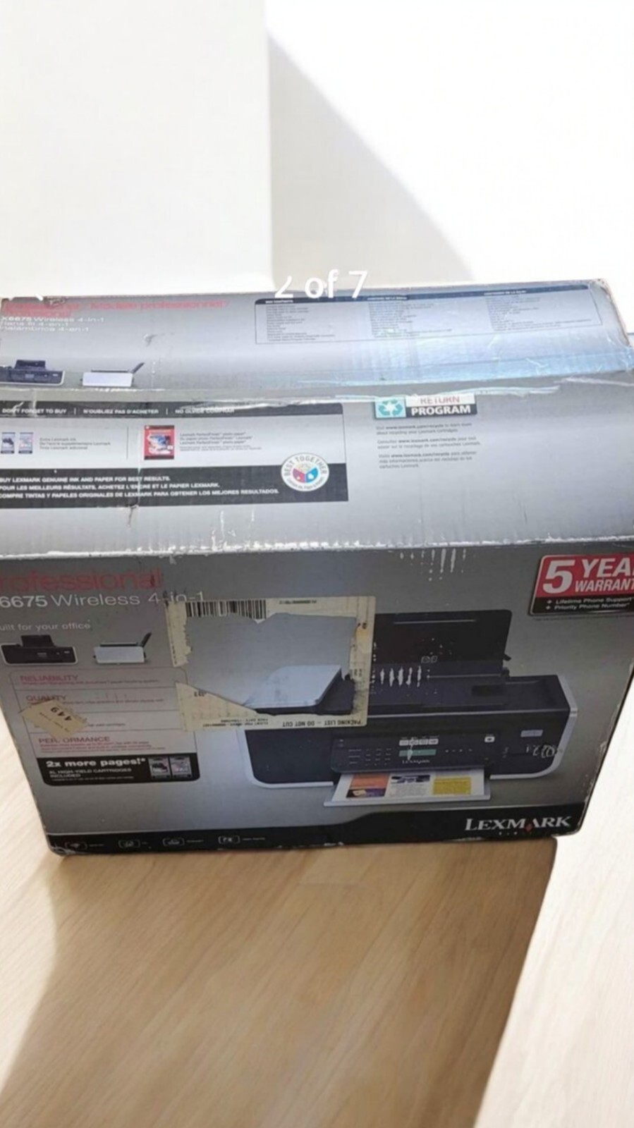 Lexmark Professional X6675 Wireless 4 In 1 Inkjet Printer | eBay