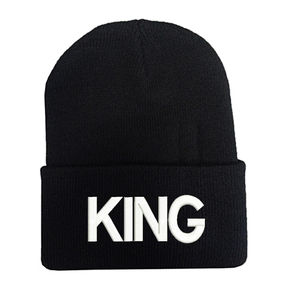 KING BEANIE HAT (BLACK WITH WHITE LOGO) Free Shipping USA | eBay