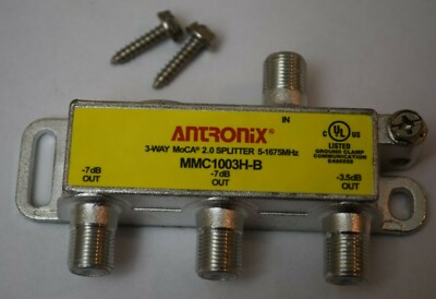 3 WAY ANTRONIX MMC1003H MOCA 2.0 SPLITTER FIOS FRONTIER VERIZON MoCA 5 ...