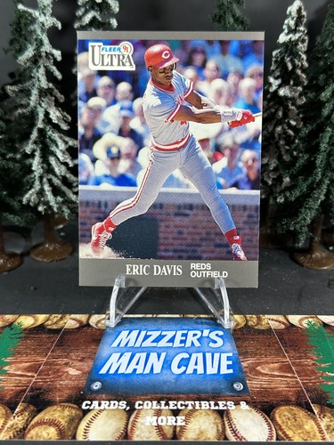 1991 Fleer Ultra Baseball Eric Davis Reds Base Card 91 | eBay