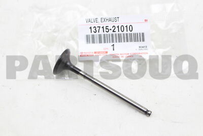 1371521010 Genuine Toyota VALVE, EXHAUST 13715-21010 | eBay