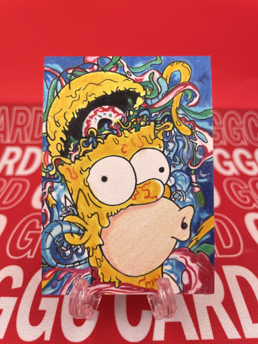 GGC Studio The Simpsons Artist Hand Drawn Auto Sketch Card 1/1 | eBay