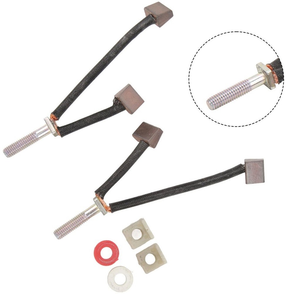 For ATV Winch Carbon Brush Kit Metal Replacement for 2000 5000 Lbs ...